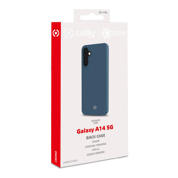Celly husa CROMO Samsung A14 5G albastra CROMO1035BL