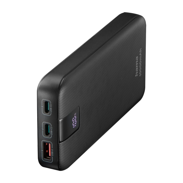 Hama powerbank 10000 mAh 2xUSB-C USB-A anth 201718