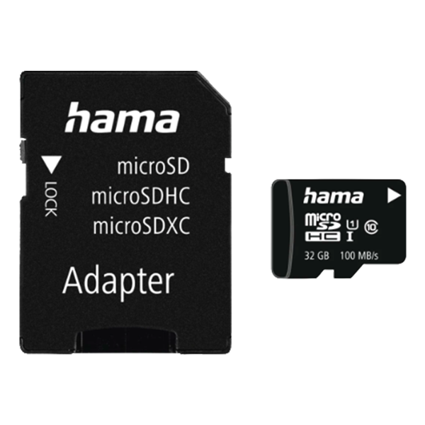 Hama card microSDHC 32GB UHS C10 cu adaptor 124139