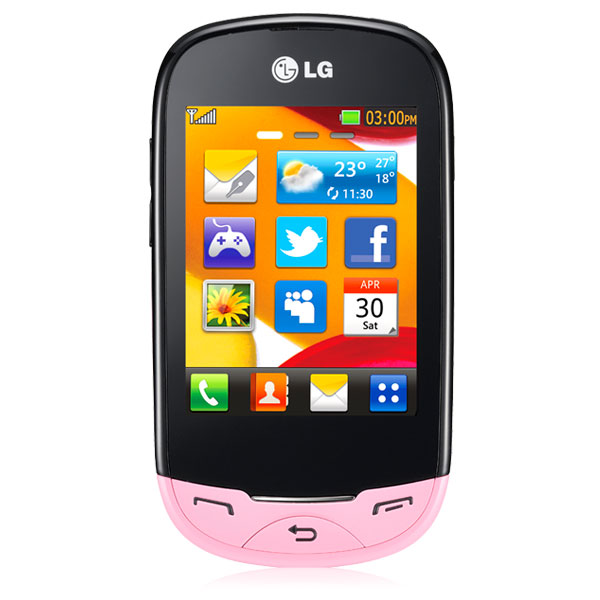 LG Ego T500 pink